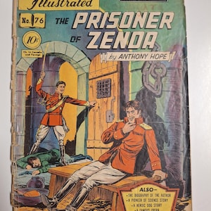 Classics Illustrated the Prisoner of Zenda HRN 75 - Etsy