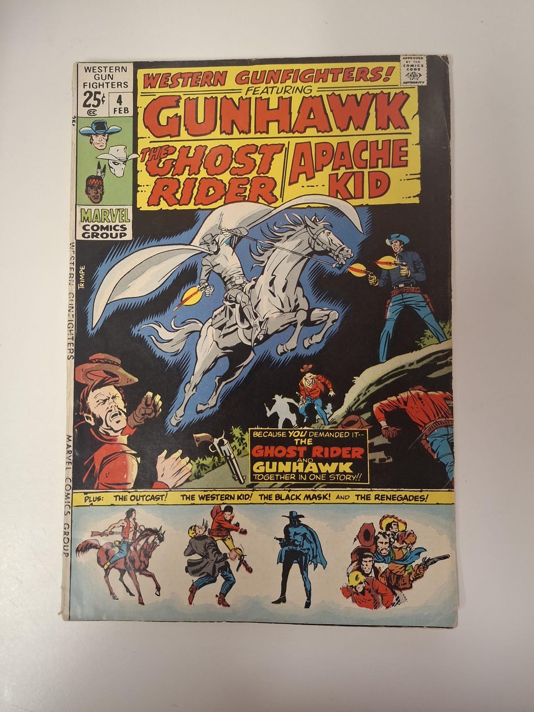 Marvel Comics Western Gunfighters # 4 1973 Vintage Comic Book - Etsy