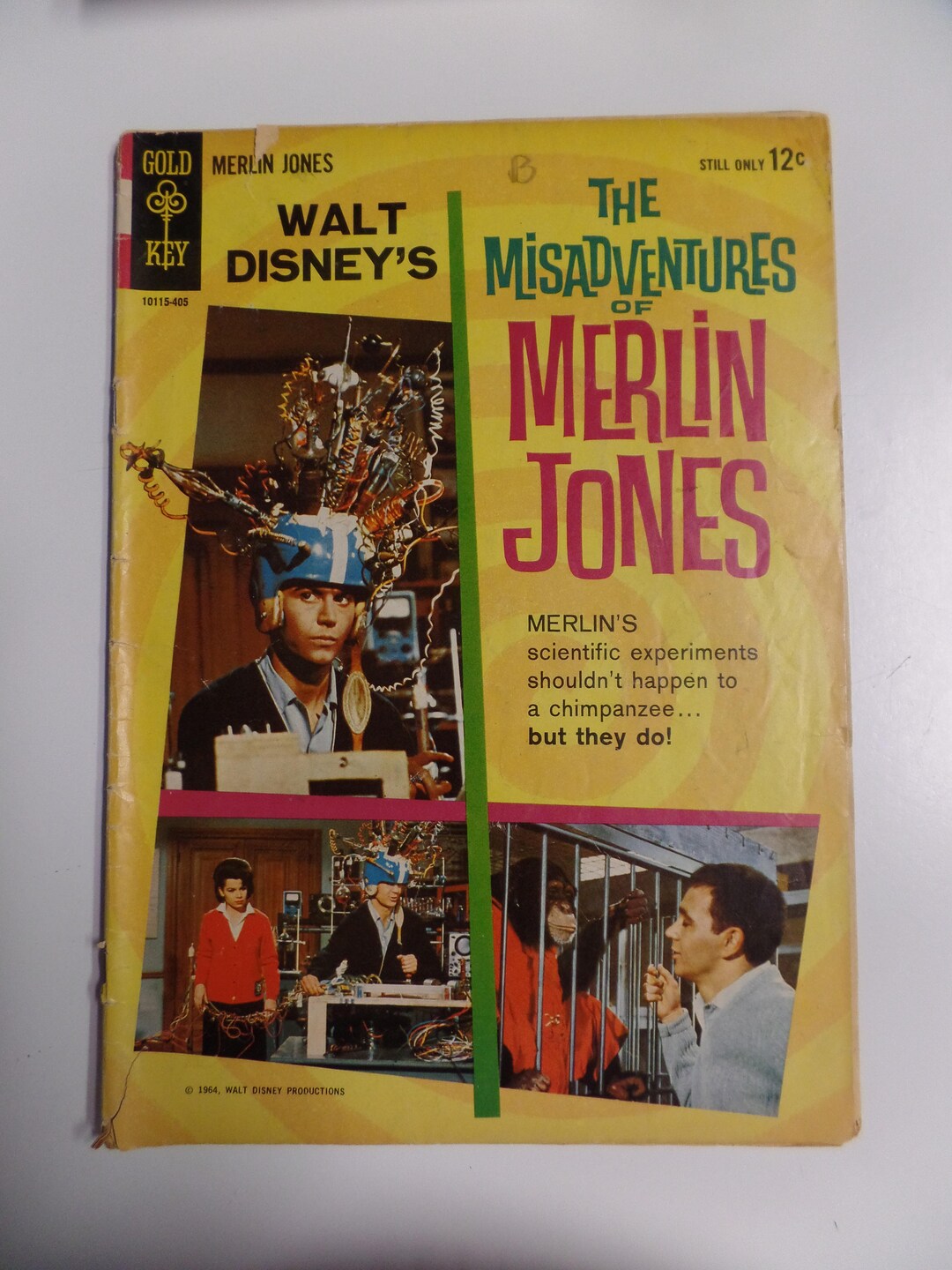 Gold Key Comics Walt Disney's the Misadventures of Merlin Jones 1964 ...