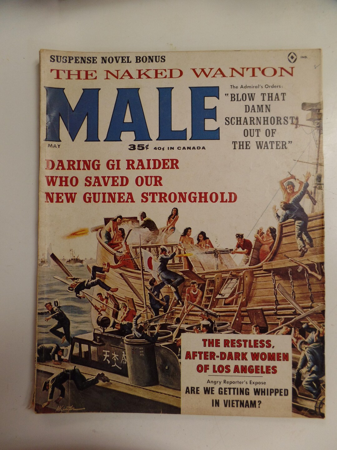 Male Magazine May 1963 Vintage Pulp Men's Adventure Stag Mag - Etsy