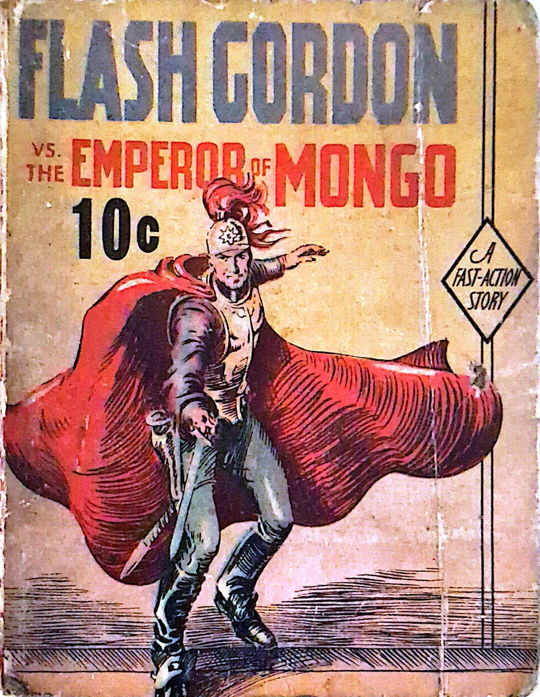 Dell Fast Action Stories BLB Flash Gordon Vs the Emperor of Mongo 1936 ...