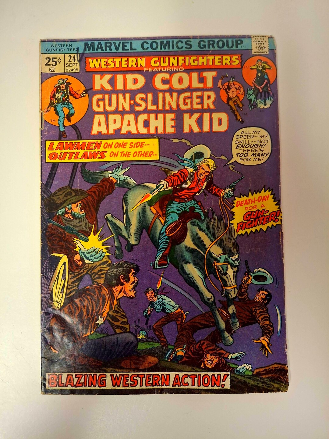 Marvel Comics Western Gunfighters # 24 April 1974 Vintage Comic Book - Etsy