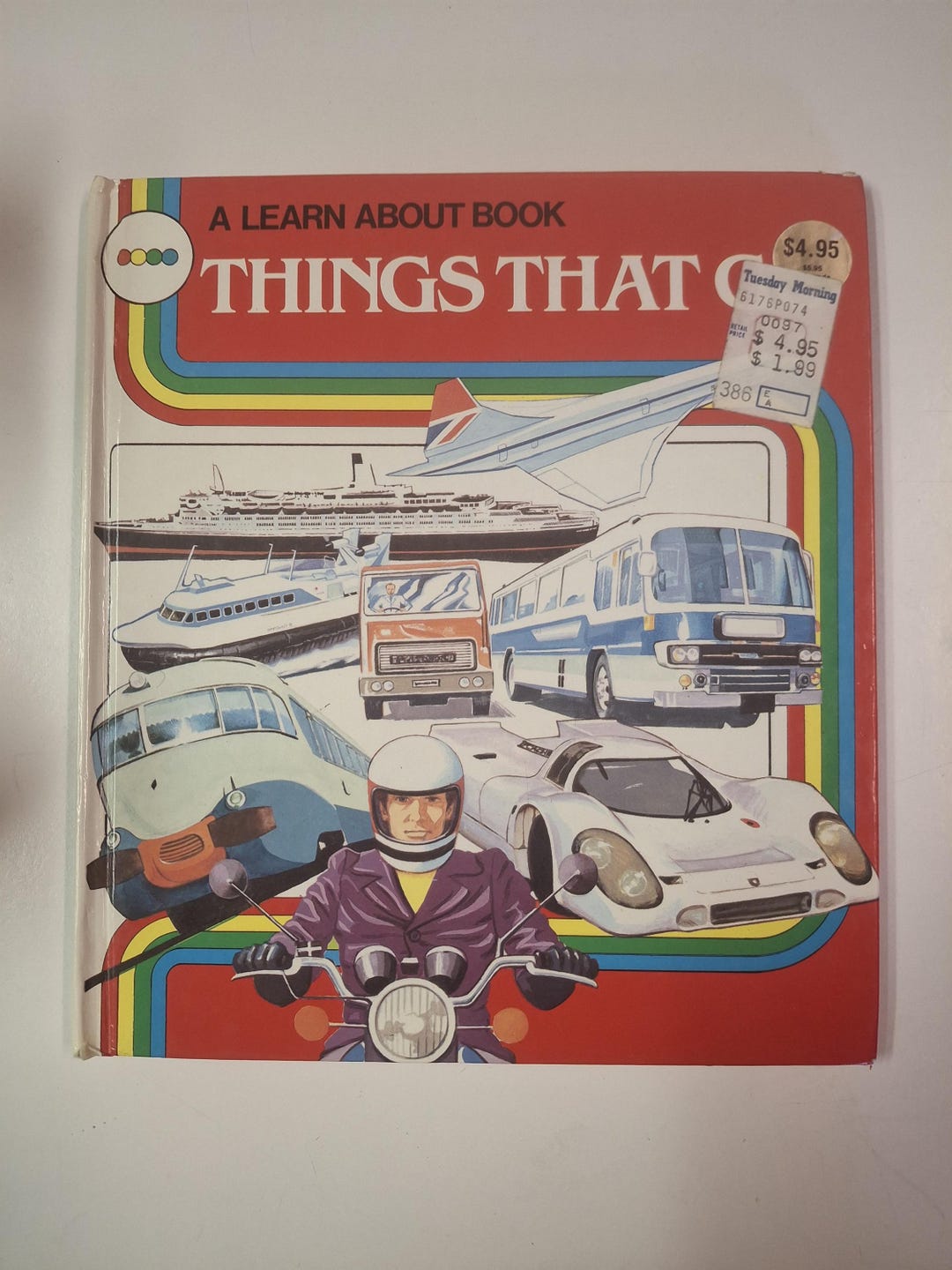 A Learn About Book Things That Go Preschool Press Vintage Hardcover ...
