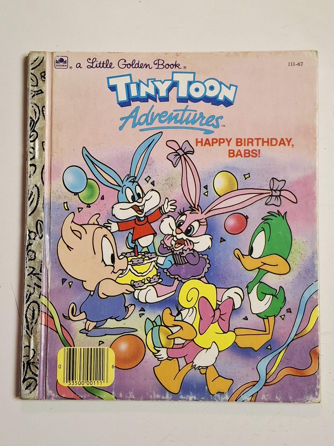 Vintage Little Golden Book Tiny Toon Adventures Happy Birthday Babs ...