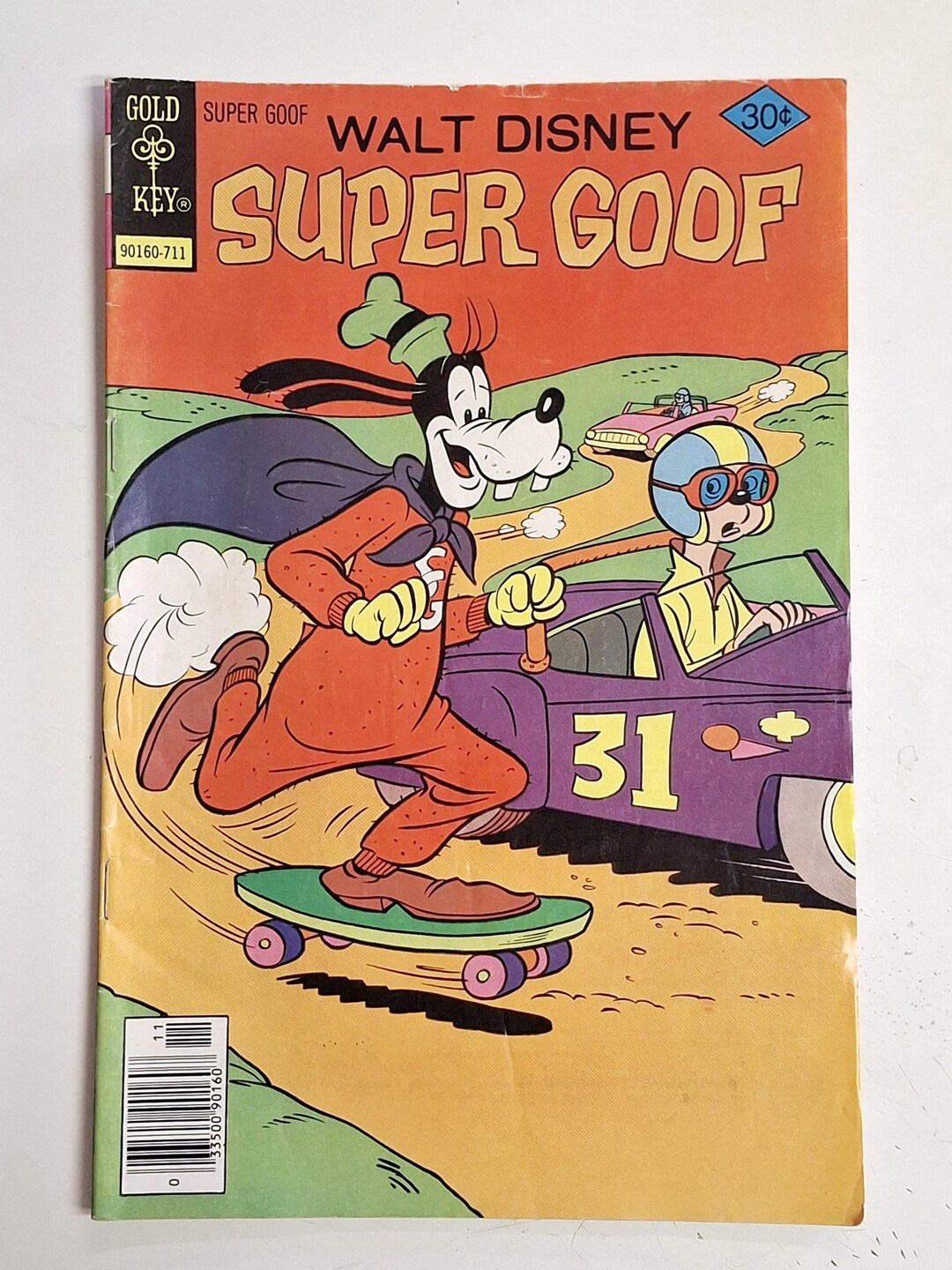 Gold Key Comics Walt Disney's Super Goof # 44 November 1977 Goofy ...