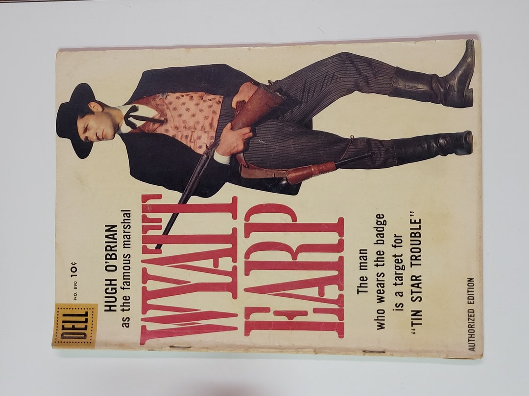 Dell Comics Wyatt Earp # 890 1958 Vintage Western Comic Book - Etsy