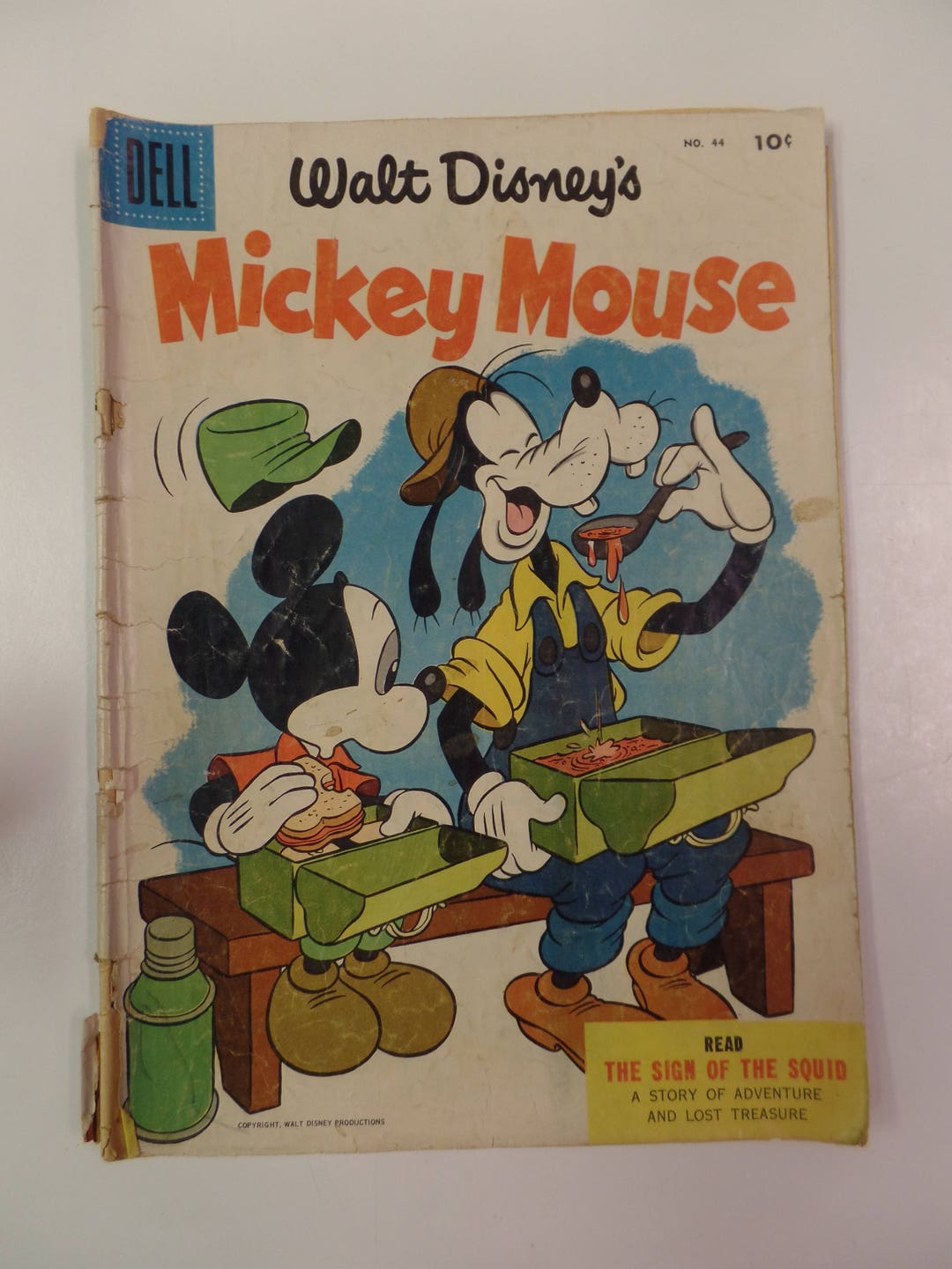 Dell Comics Walt Disney's Mickey Mouse # 44 October - November 1955 ...