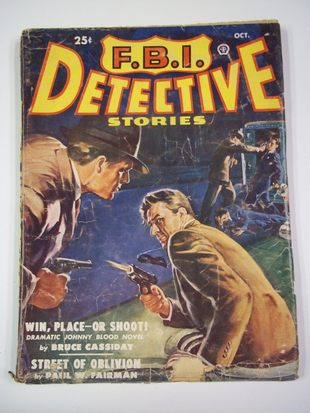 FBI Detective Stories Vol. 3 No. 3 October 1950 Vintage Mystery Pulp ...