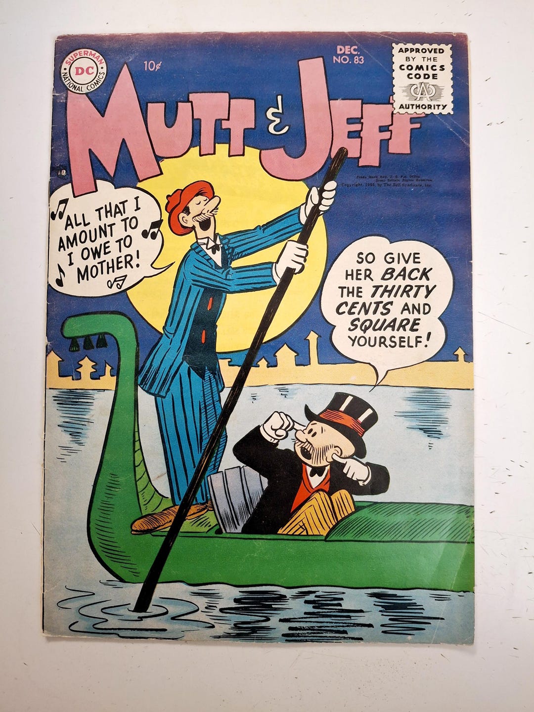 DC Comics Mutt & Jeff # 83 1955 Vintage Comic Book - Etsy
