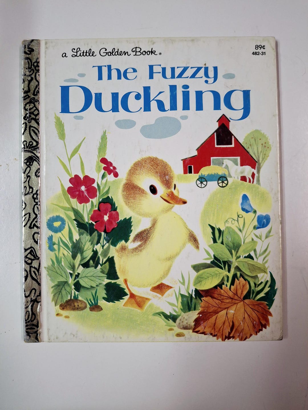 The Fuzzy Duckling Vintage Kids Little Golden Book - Etsy