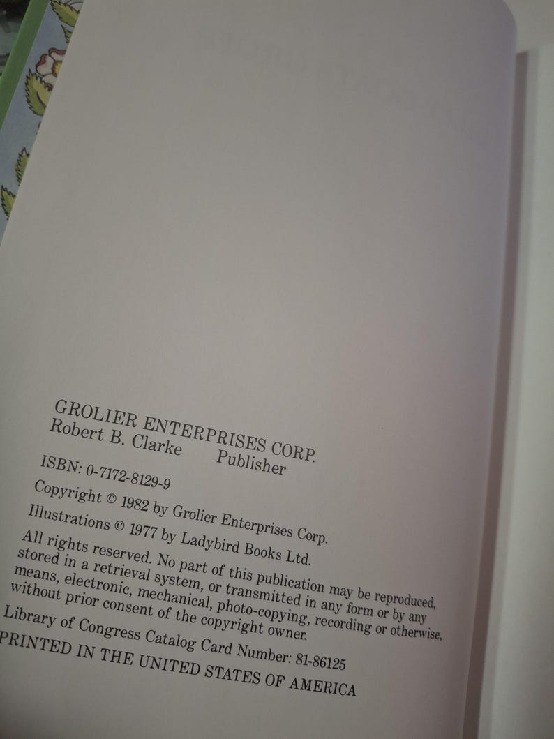 Fairy Tale Classics Billy Goats Gruff Grolier Publishers 1982 Vintage ...