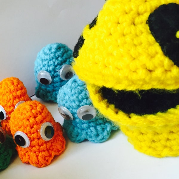 Crochet Pacman - Etsy