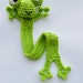 Crochet Frog Bookmark Pattern/ Crochet Pattern/ Animal Bookmark/crochet ...