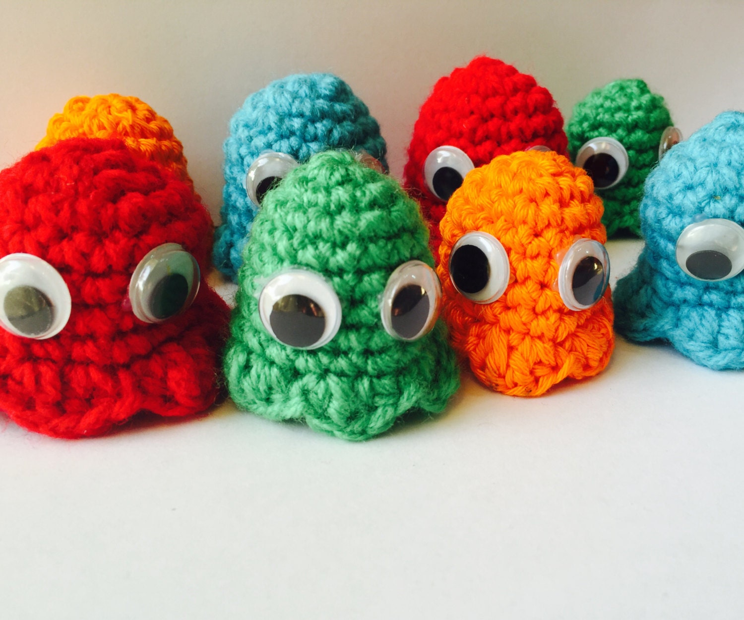 PAC-MAN and Ghost Puppets/crochet Pattern/hand Puppets/finger Puppets ...