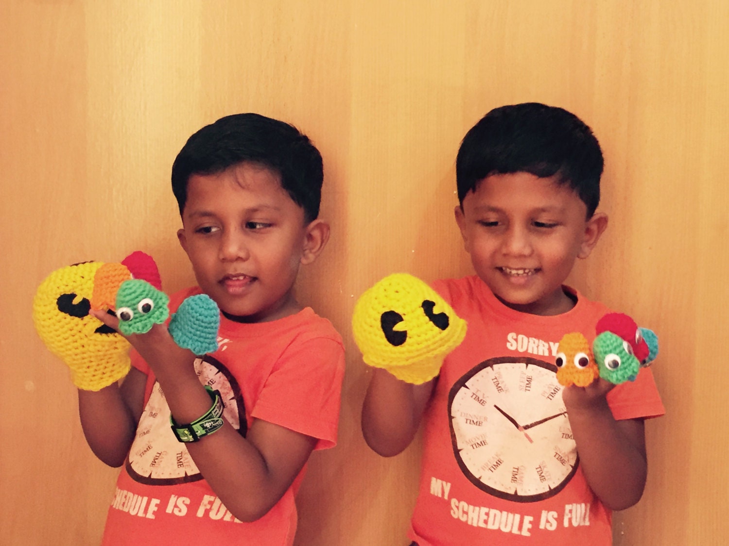 PAC-MAN and Ghost Puppets/crochet Pattern/hand Puppets/finger - Etsy