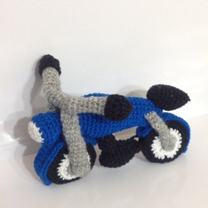 Pattern - Motor Bike - Amigurumi Crochet Pattern / PDF E-book / Stuffed ...