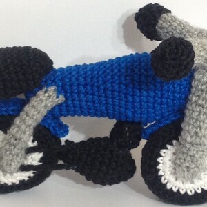 Pattern - Motor Bike - Amigurumi Crochet Pattern / PDF E-book / Stuffed ...