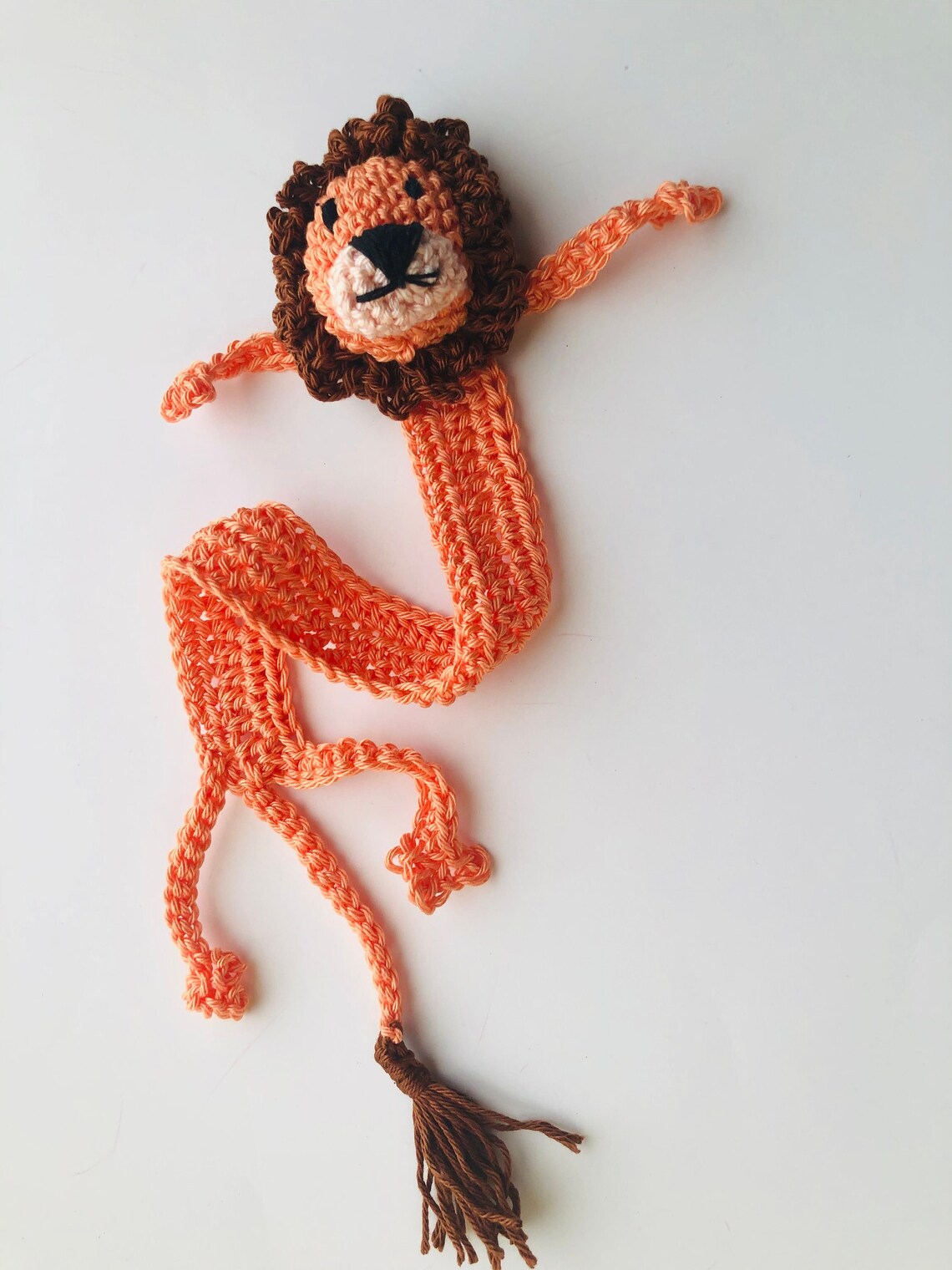 Crochet Lion Bookmark Pattern/ Crochet Pattern/ Animal - Etsy