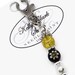 Enameled Bumble Bee Scissor Fob - Etsy