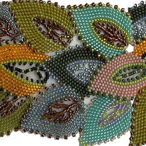 Russian Leaf Tutorial, Beaded Leaf Instruction, - Etsy