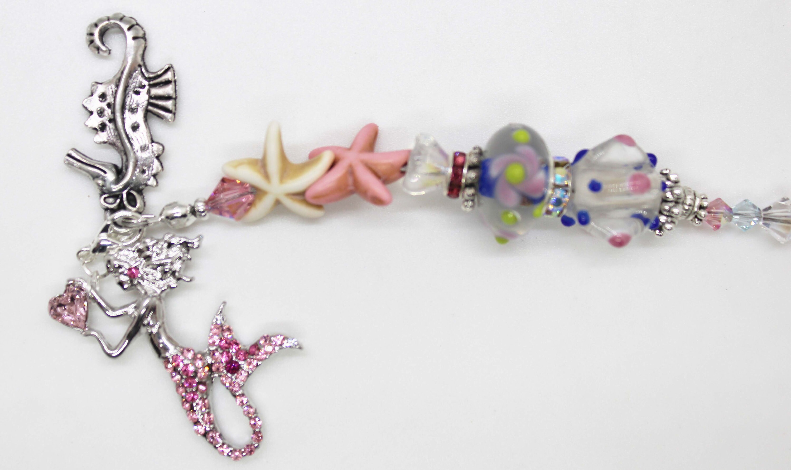 Mermaid-sea Horse Scissor Fob Scissor Find Lanyard Fob - Etsy