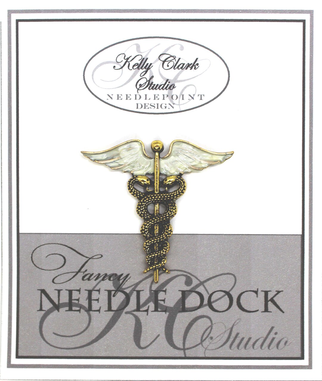 Caduceus Needle Dock, Canvas Magnet, Needle Minder, Needle Garage - Etsy