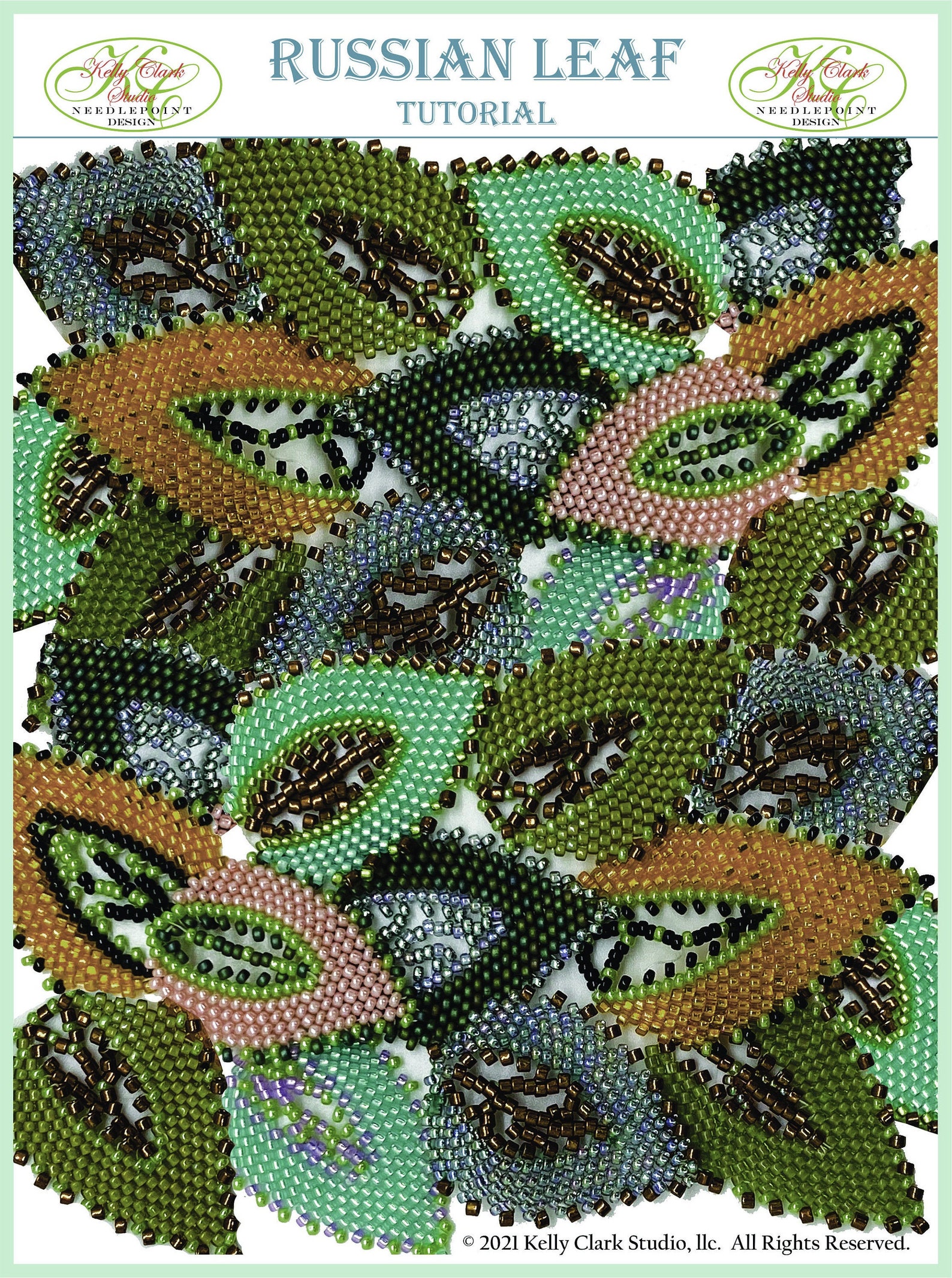 Russian Leaf Tutorial, Beaded Leaf Instruction, - Etsy