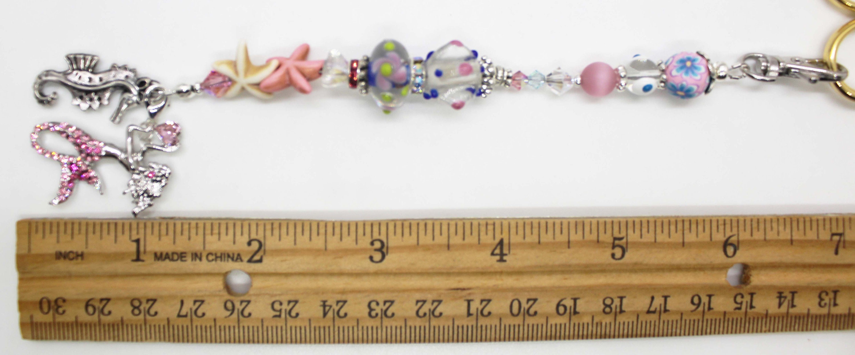 Mermaid-sea Horse Scissor Fob Scissor Find Lanyard Fob - Etsy