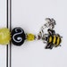 Enameled Bumble Bee Scissor Fob - Etsy