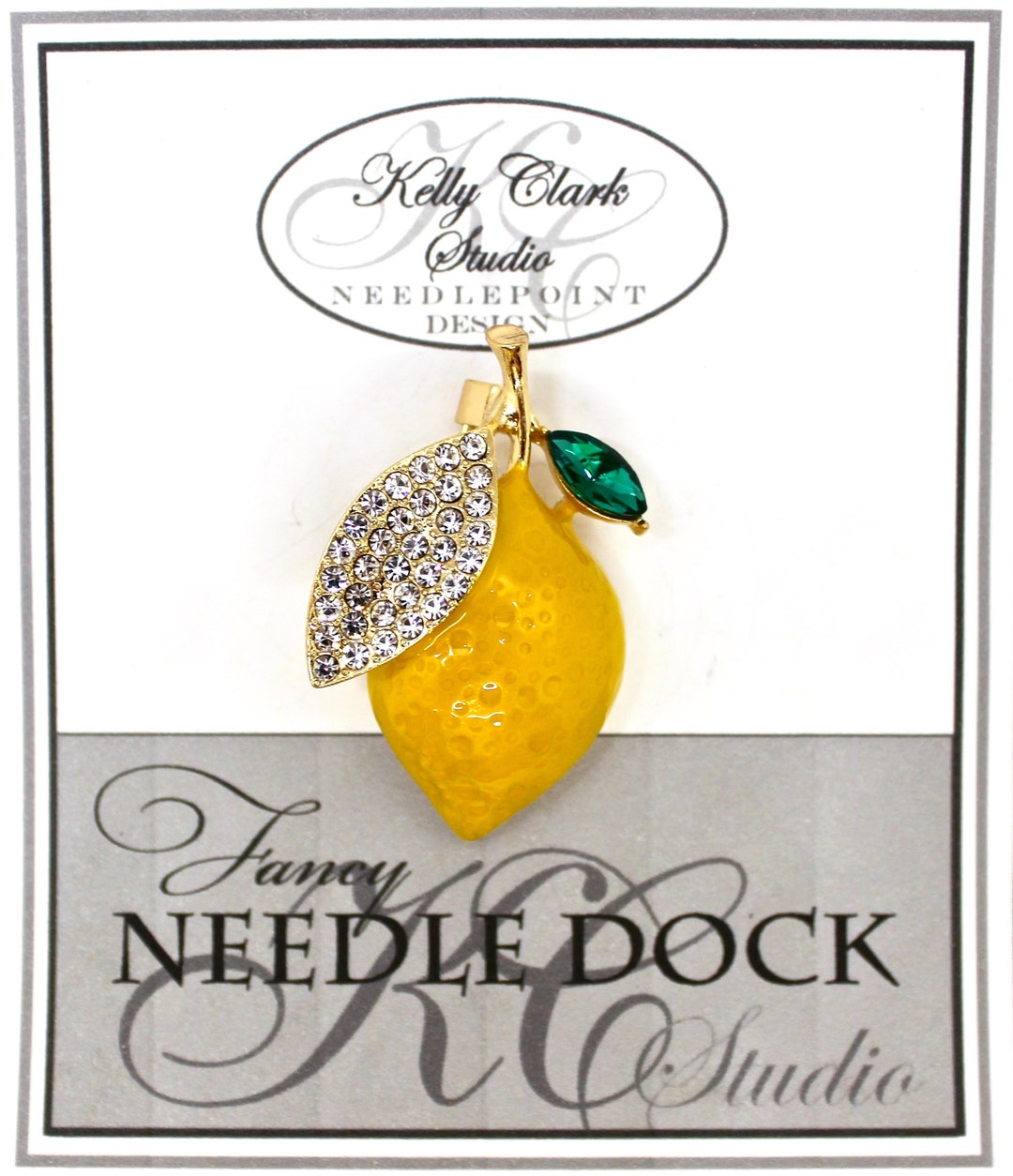 Lemon Needle Dock, Canvas Magnet, Needle Minder, Needle Garage - Etsy