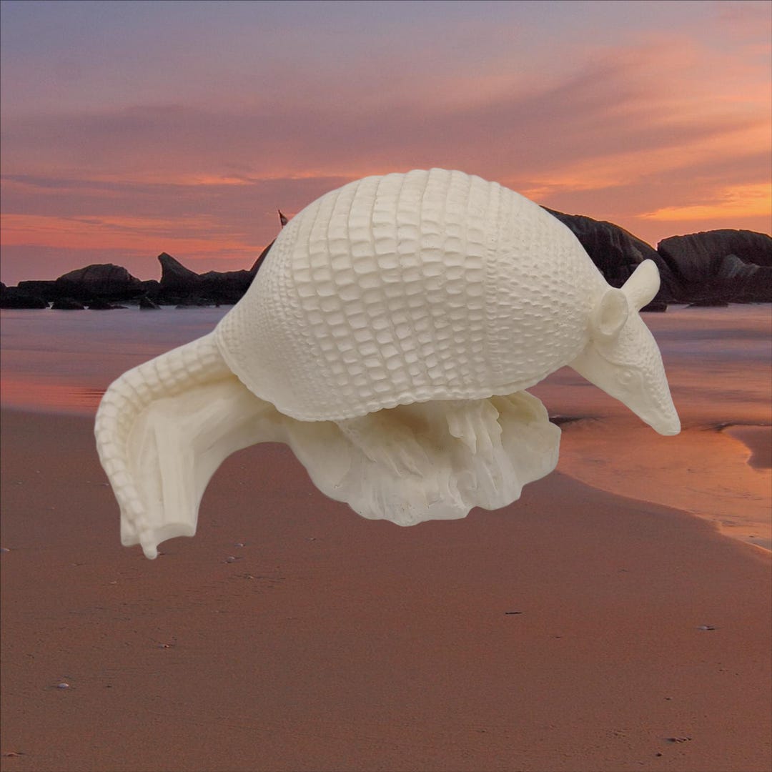 Large Italian Alabaster Carved Armadillo Sculpture, Unique Gift, Piece ...