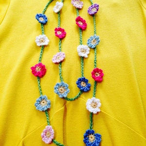 Crocheted Necklace - Crochet Pattern - Etsy