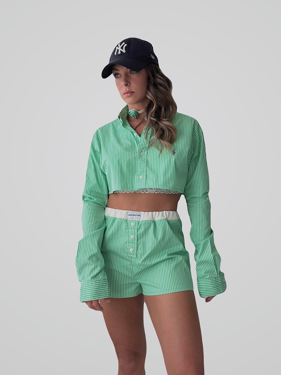 Rework Green Ralph Lauren Pj Set - Etsy