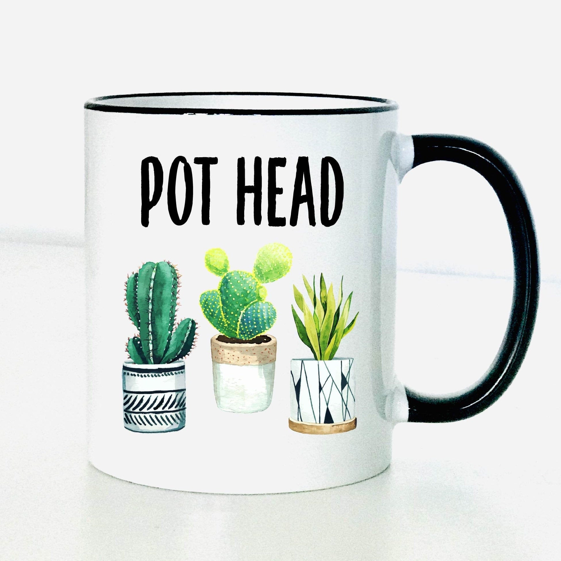 Pot Head Coffee Mug Pot Head Gifts Gardener Coffee Mug - Etsy UK
