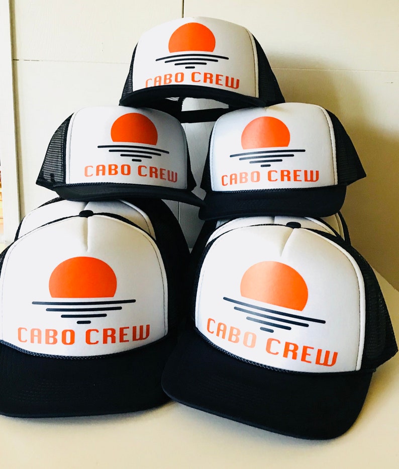 Cabo Crew Trucker Hats Cabo Crew Hats Hats for Cabo - Etsy