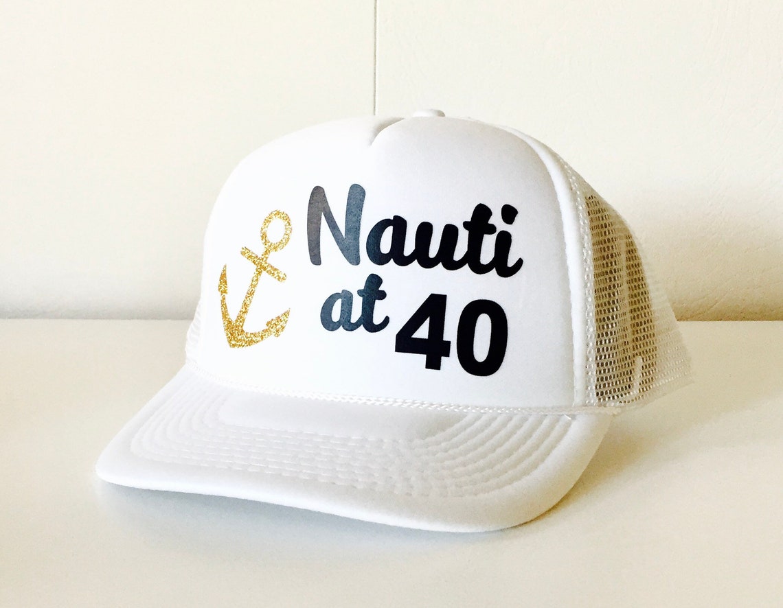 Nauti Crew Hat | Nauti Crew | Nauti Birthday Party | Hats for Cruises ...