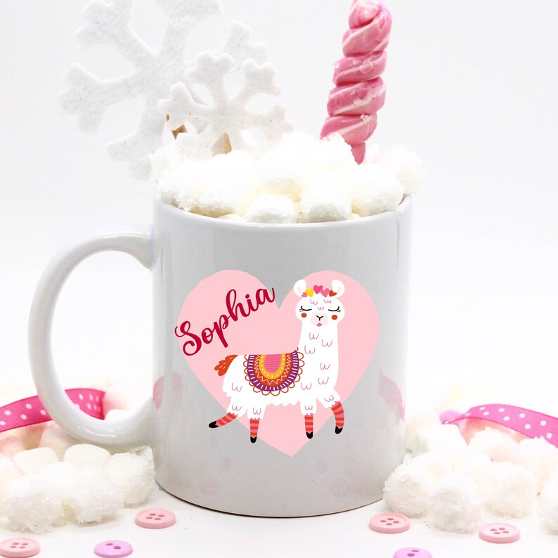 Custom Llama Gift for Kids | Llama Valentine Gift Idea | Personalized ...
