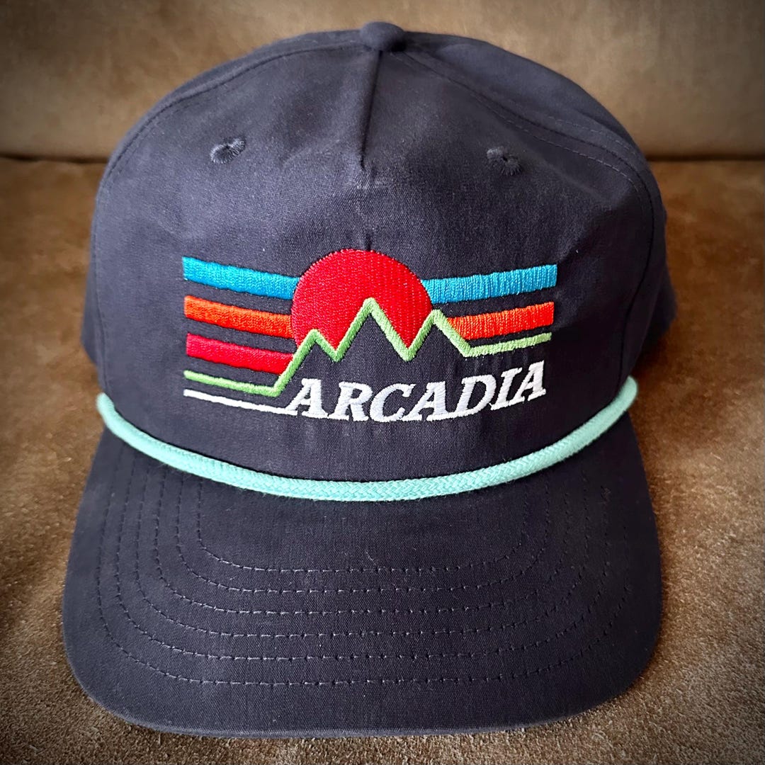 Goose Band Inspired Arcadia Rope Style Adjustable Hat - Dad Hat Golf ...