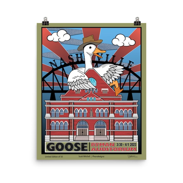 Goose the Band Poster - Etsy
