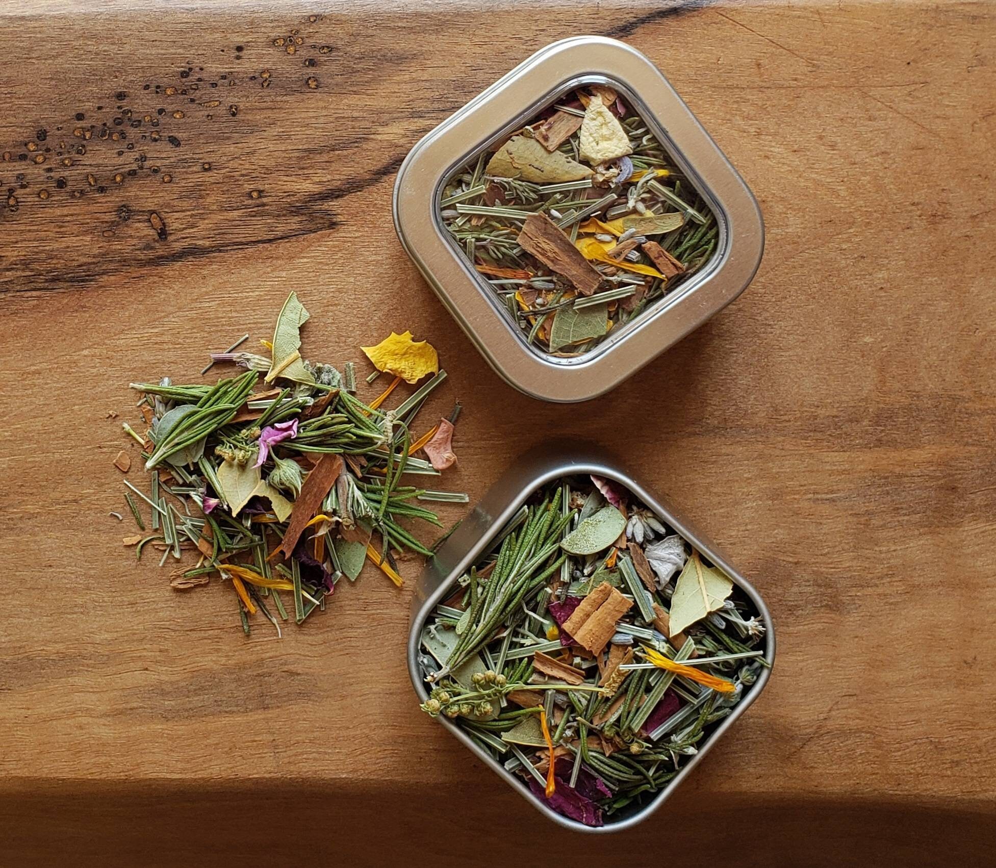 Loose Incense, Herbal Blend, Rosemary, Lavender, Cinnamon, Rose ...