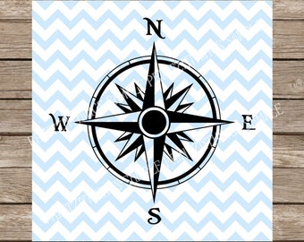 Compass svg | Etsy