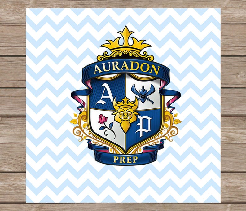 Auradon Prep - School Logo Descendants Clipart PNG Design - Etsy