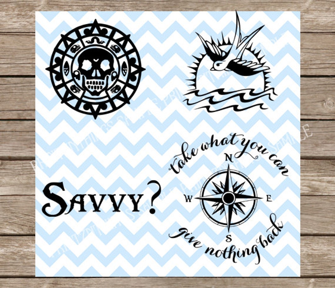 Pirate Svg Pirates of the Caribbean Jack Sparrow Pirates Aztec Gold ...