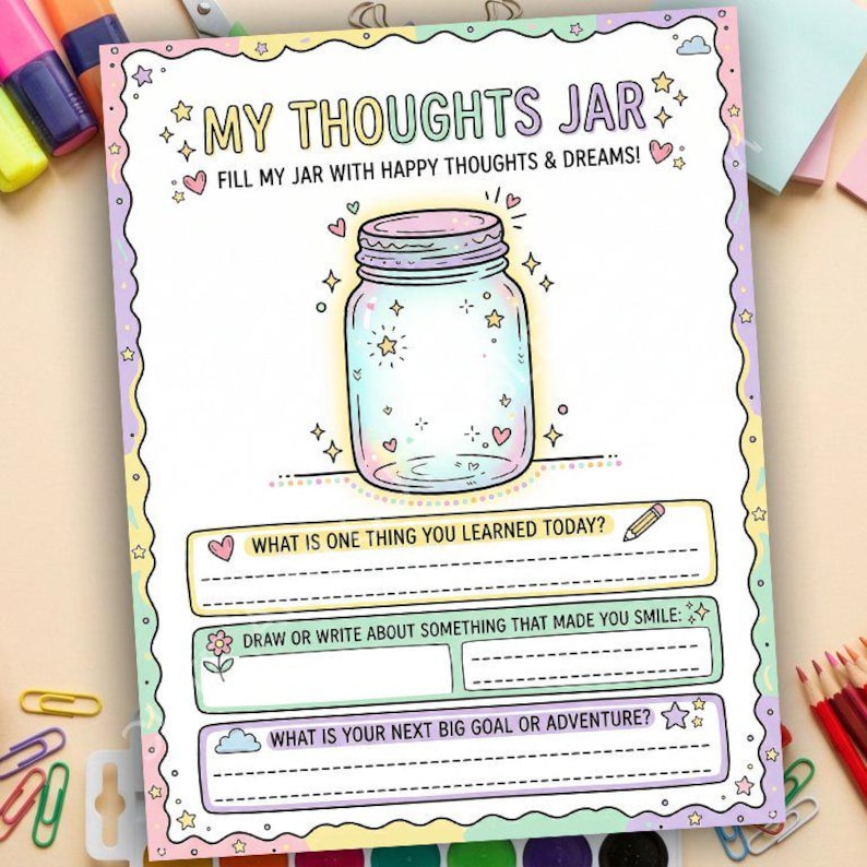 Kids Gratitude Journal Worksheet | Thankfulness Activity for Kids | SEL ...