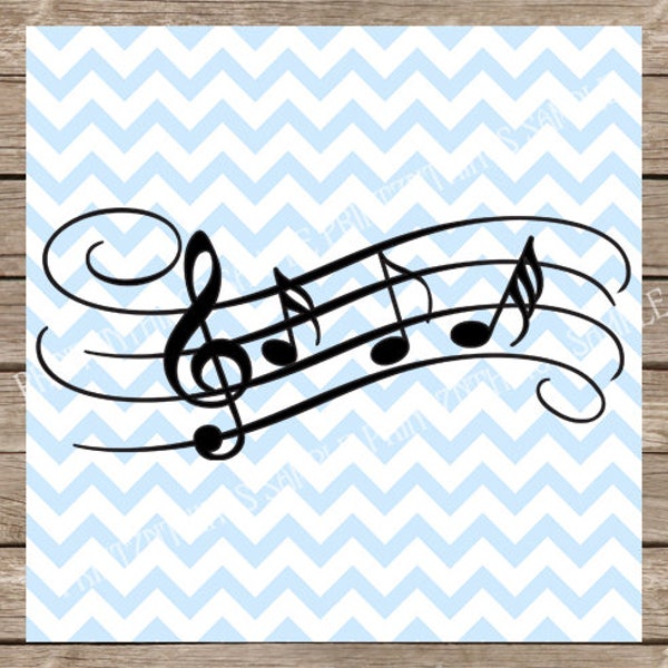 Music Notes Svg - Etsy