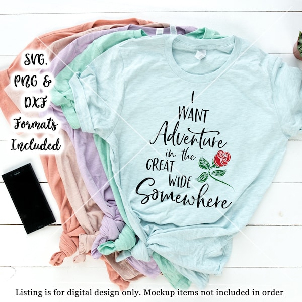 I Want Adventure in the Great Wide Somewhere - Etsy