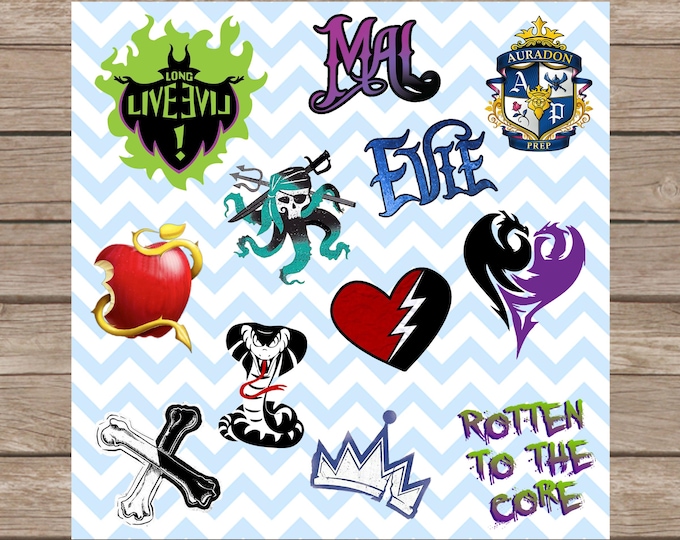 Descendants 2 Pumpkin Carving Patterns - Printable PDF - Etsy Canada