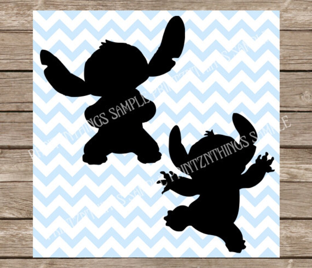 Stitch Svg Silhouette Experiment 626 PNG File Download - Etsy