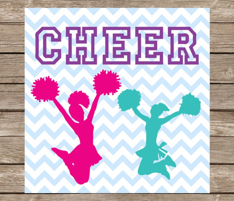 Cheerleader Svg Cheer Girl Svg Cheerleading Svg Cheer Cut | Etsy