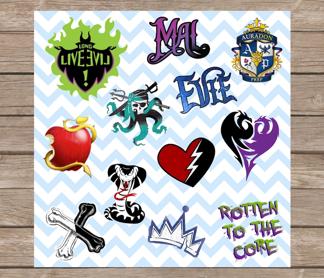 Descendants PNG Clipart, Auradon Prep Rise of Red Queen of Hearts Logo ...